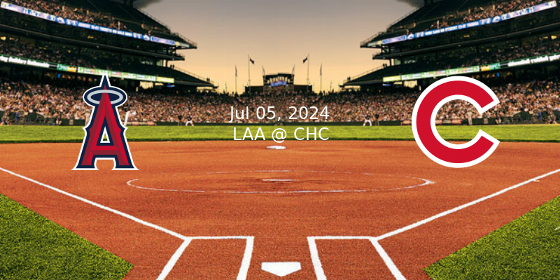 See the Score for Angels vs Cubs Game - 05 July 2024 - WriteNow™ by EV ...