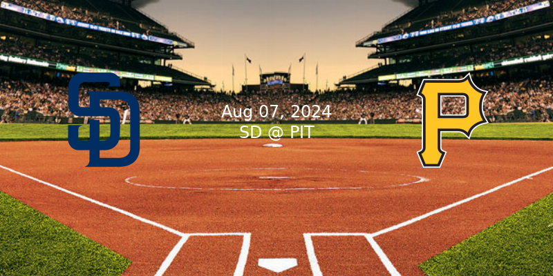 See the Starting Lineup for Padres vs Pirates - August 07, 2024 ...