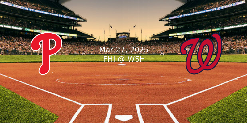 Analyze the Team Stats and Insights for Phillies vs Nationals Match ...