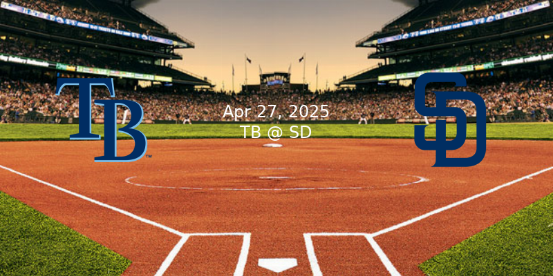 Tickets Information for Rays vs Padres - April 27, 2025 - WriteNow™ by ...