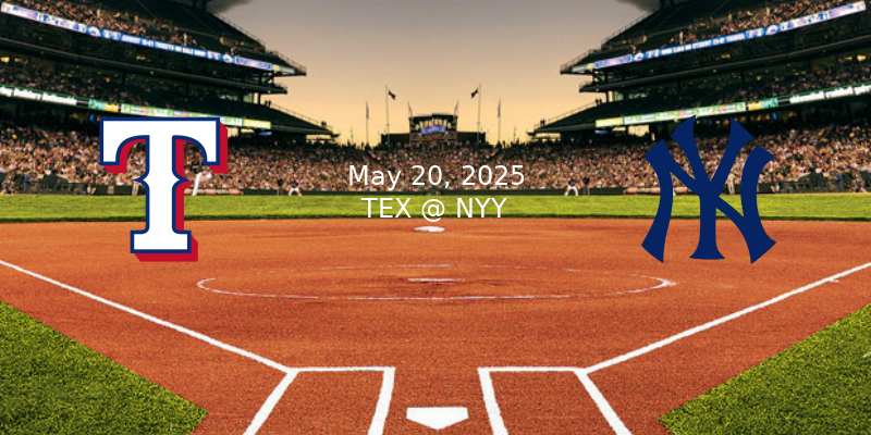 Uncover the Game Forecast: Rangers vs Yankees Match Preview - 5/20/25 ...