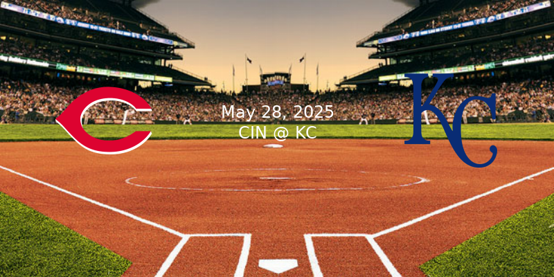 Reds vs Royals Game Highlights - Wednesday, May 28, 2025 - WriteNow™ by EV Analytics