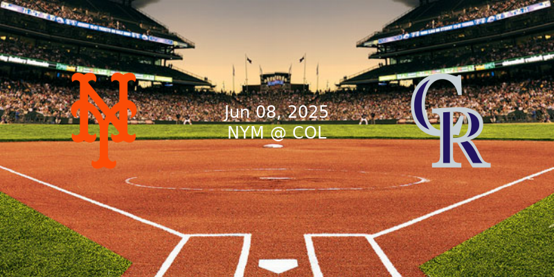 Live Stream for Mets vs Rockies Game - Sunday, June 8, 2025 - WriteNow ...