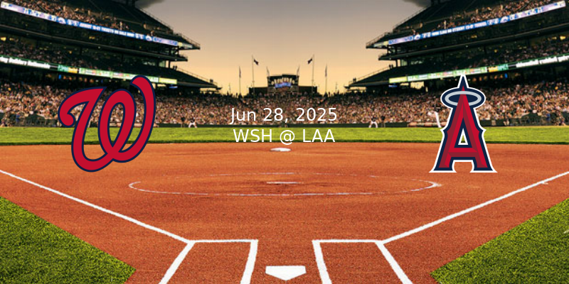 Watch the Game Highlights for Nationals vs Angels - Saturday, June 28 ...