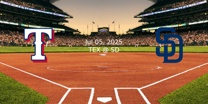 Dive Into the Head-to-Head Preview: Rangers vs Padres Matchup July 05 ...
