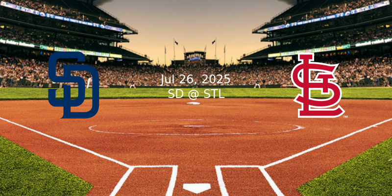 Find Padres vs Cardinals Value Bets and Betting Line - Saturday July ...