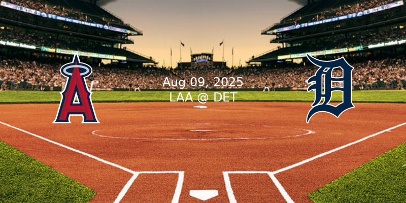 Learn How to Watch the Angels vs Tigers Game - August 09, 2025 ...