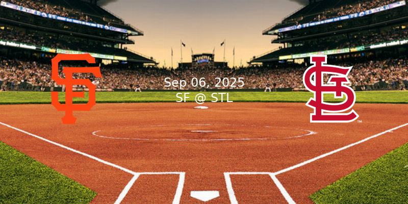 See the Starting Lineup for Giants vs Cardinals - September 06, 2025 ...