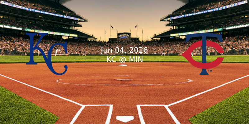 Game Time for Royals vs Twins - 6/04/2026 - WriteNow™ by EV Analytics